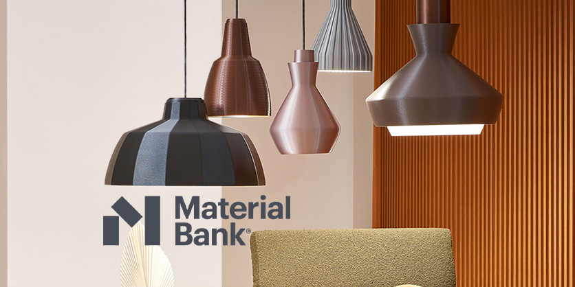 Material Bank: 3D Printed Lighting Solutions Available, Prentalux from ...